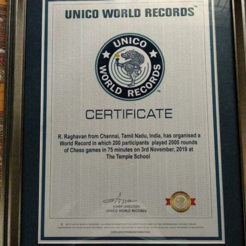 Achievements – Raghavan Raju